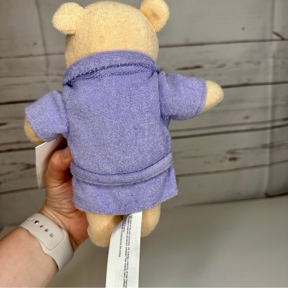 Disney | Toys | Disney Winnie The Pooh Plush In Purple Bath Robe | Poshmark